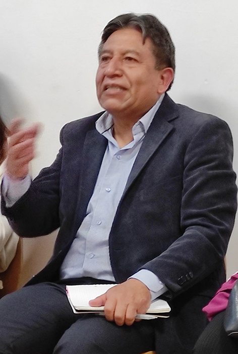 Il vicepresidente della Bolivia David Choquehuanca in Villetta | Cara ...